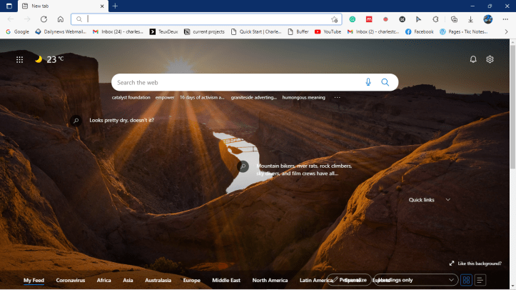 Why I use Microsoft Edge. – Tkc Notes